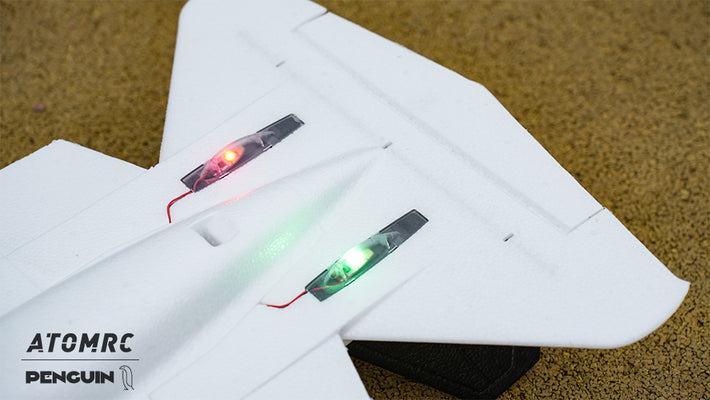 ATOMRC Penguin Fixed Wing RC Drone Outdoor Model Toys Twin Motor 750mm ...