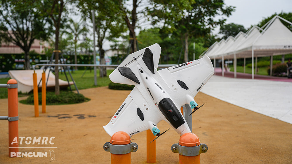 ATOMRC Penguin Fixed Wing RC Drone Outdoor Model Toys Twin Motor 750mm ...